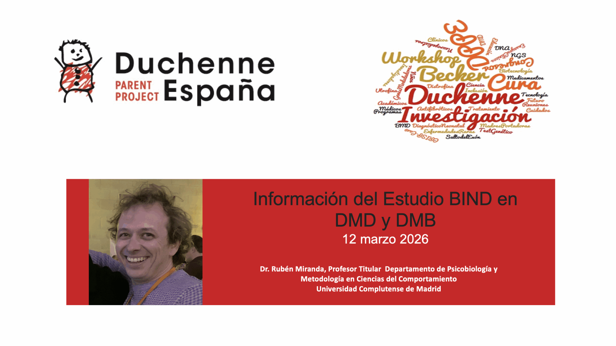 Únete al webinar "Información del Estudio BIND en las distrofias ...